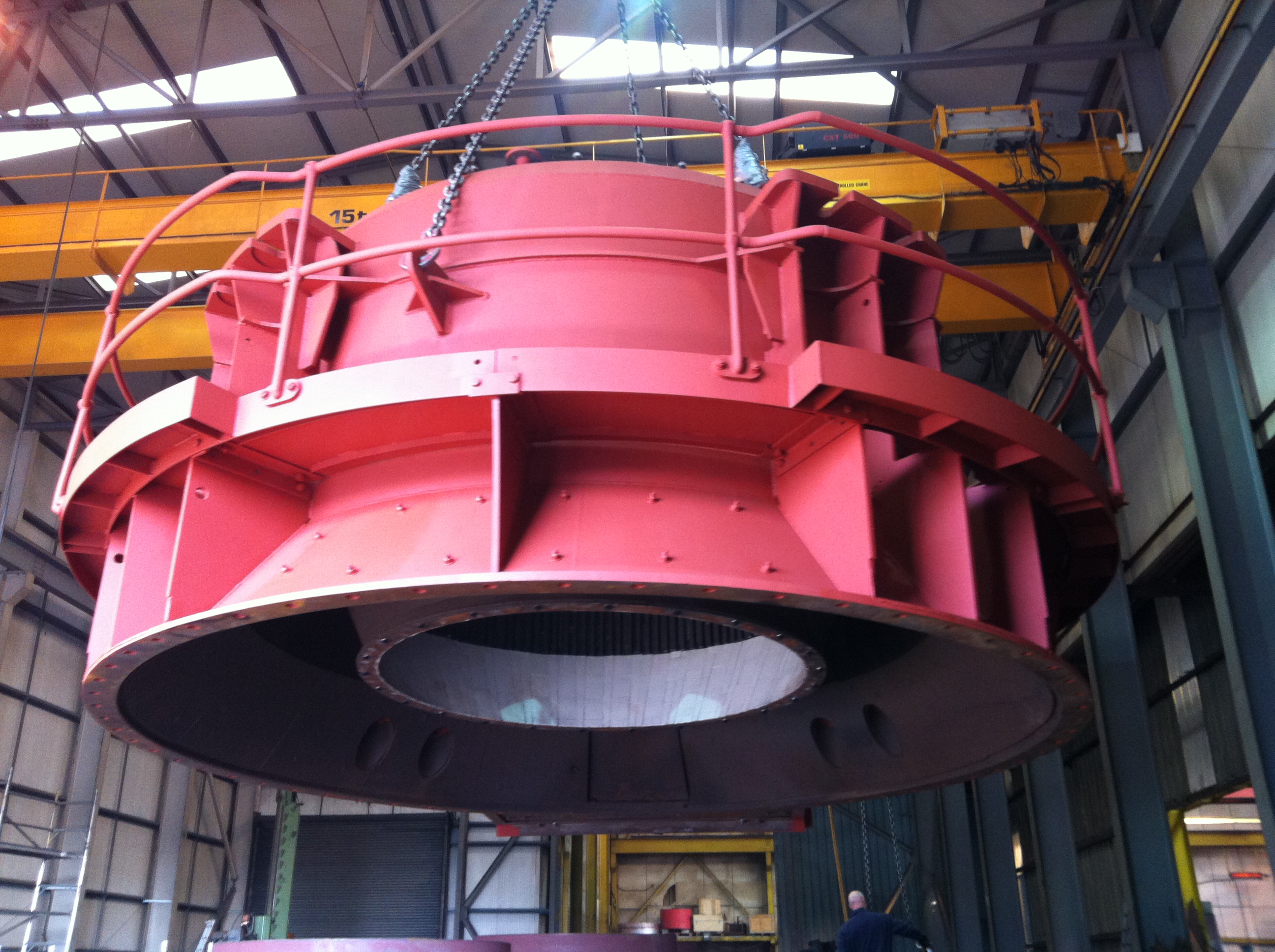 Power Station Mill, Yoke & Spider Ring Overhaul - GWF Engineering Ltd